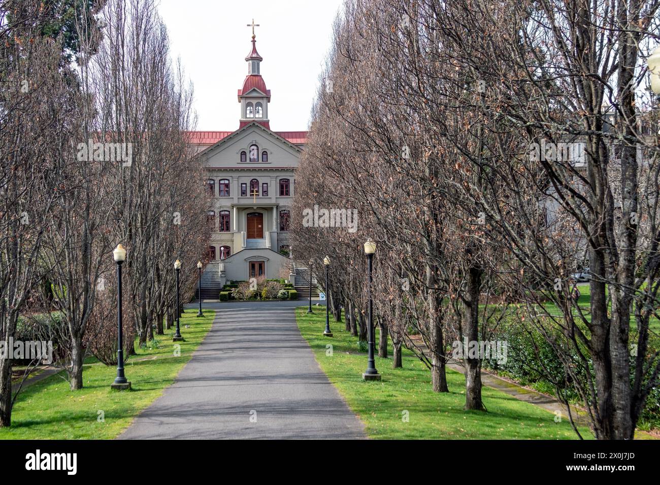 Exterior view of St. Ann's Academy located beside Beacon Hill Park in ...