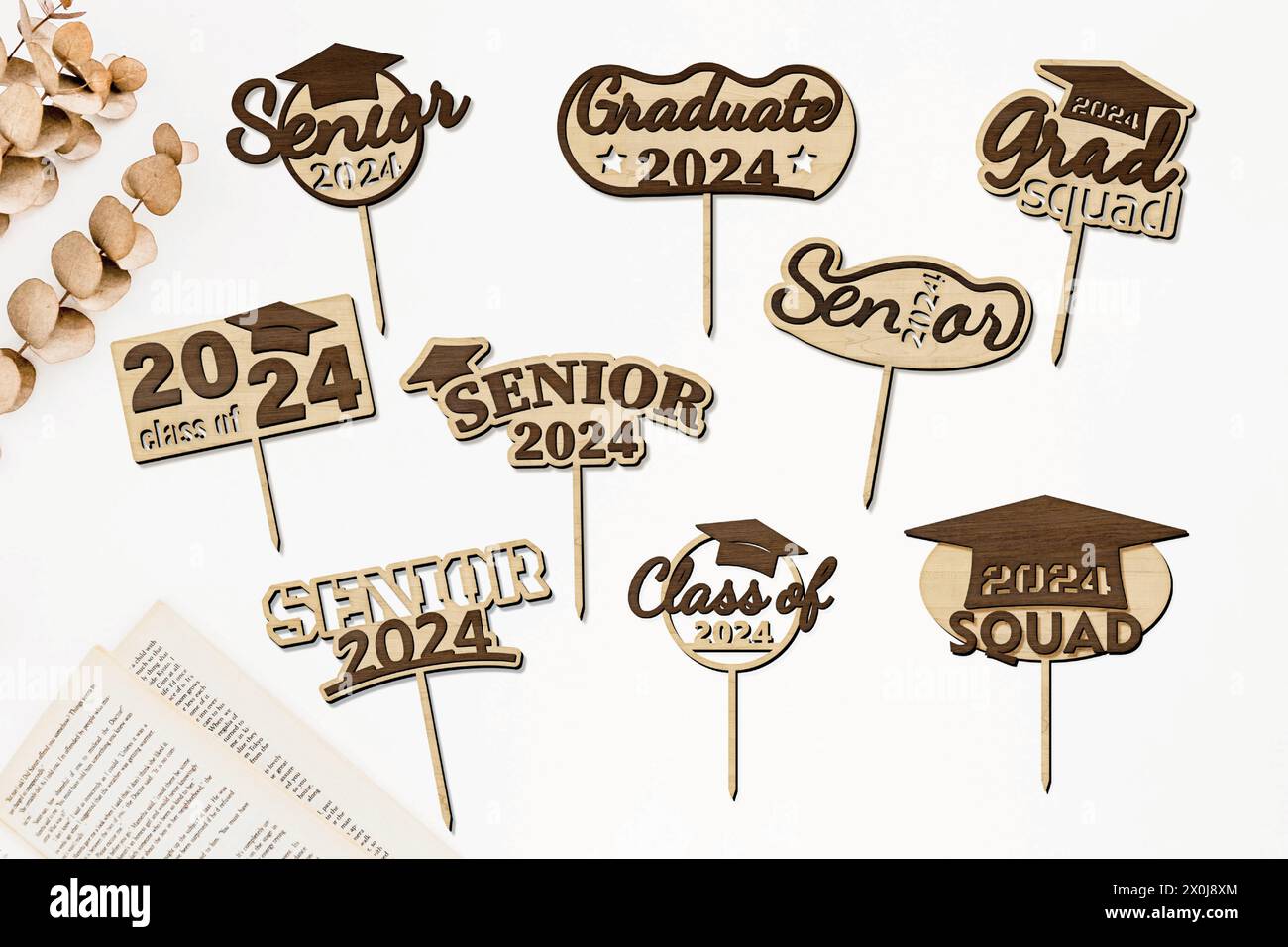 Graduation Toppers SET Digital multilayer layout files are specially ...