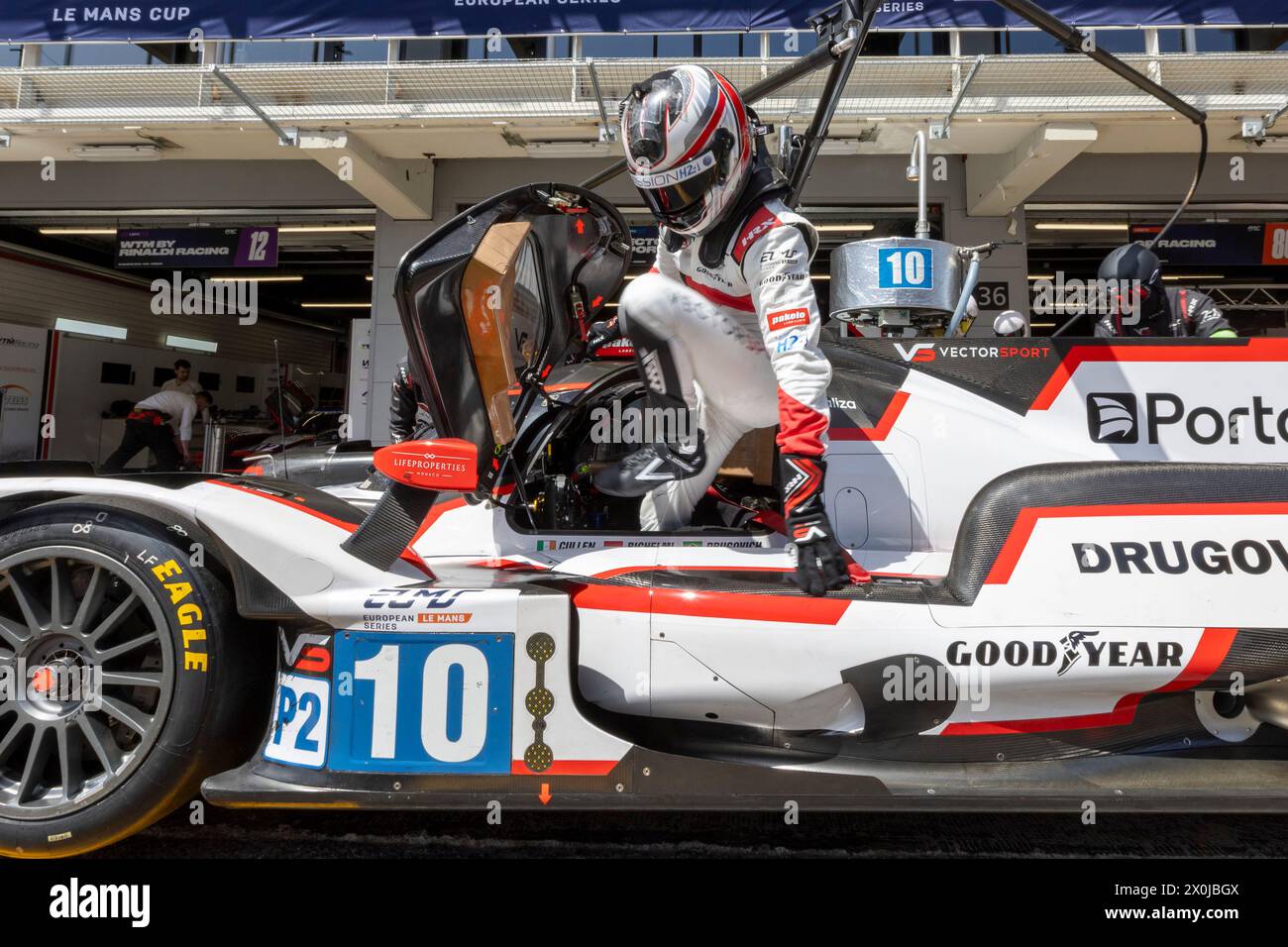 MONTMELO, SPAIN, 12 April 2024, #10 VECTOR SPORT (GBR) ORECA 07 ...