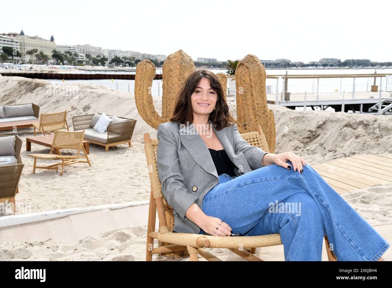 CANNES, FRANCE - APRIL 07: Elen Clarice Souvaatriz attend the "Living ...