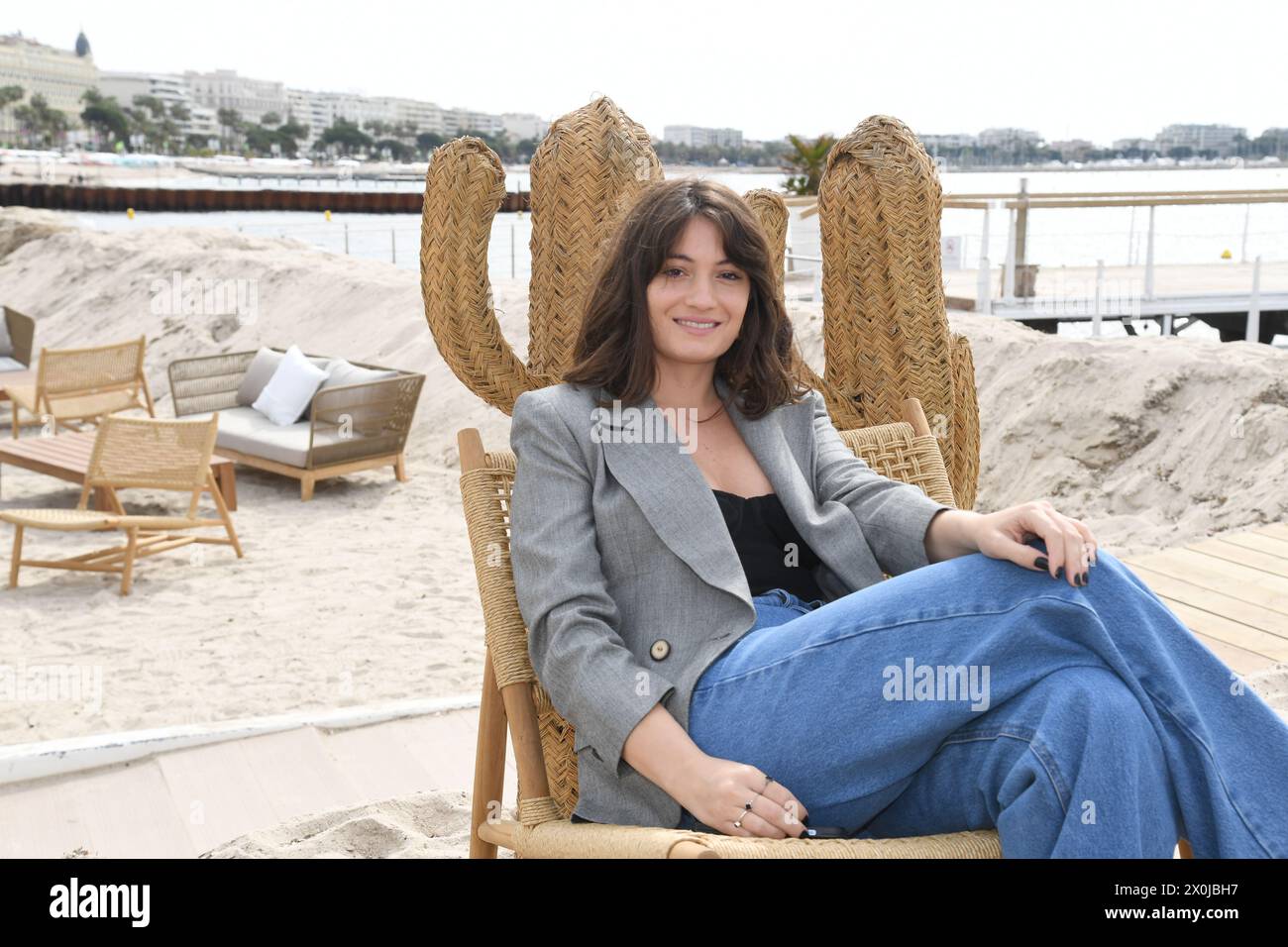 CANNES, FRANCE - APRIL 07: Elen Clarice Souvaatriz attend the "Living ...