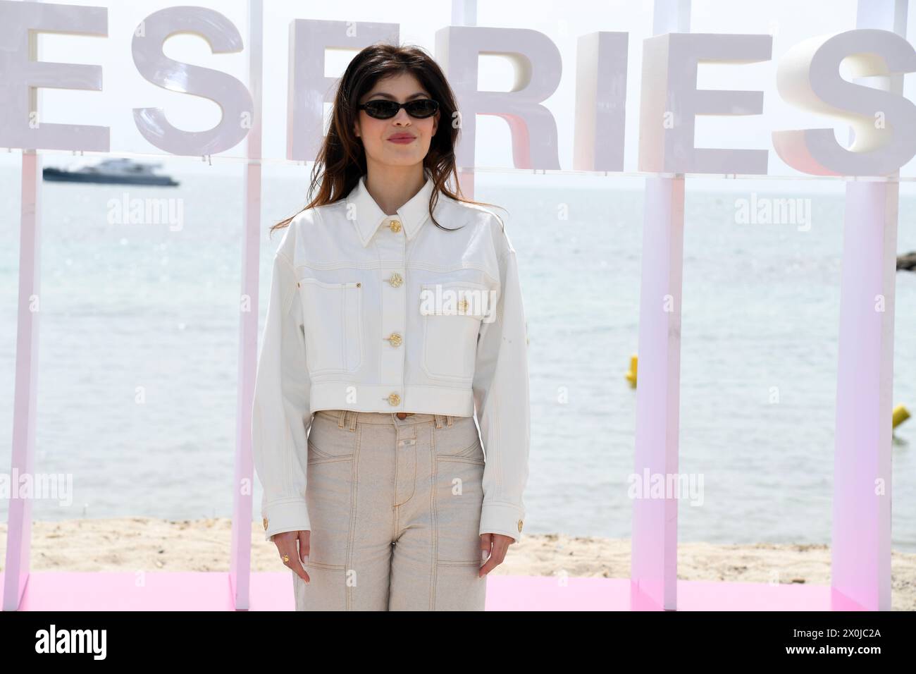 CANNES, FRANCE - APRIL 08: Leslie Medina attend the "Fiasco" Photocall ...