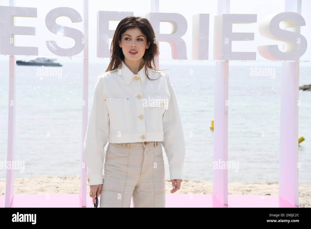 CANNES, FRANCE - APRIL 08: Leslie Medina attend the "Fiasco" Photocall ...