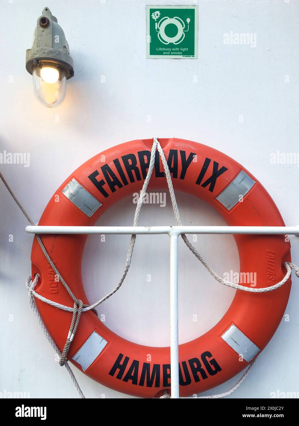 Ship, Detail, Port, Hamburg, Northern Germany, Germany Stock Photo - Alamy
