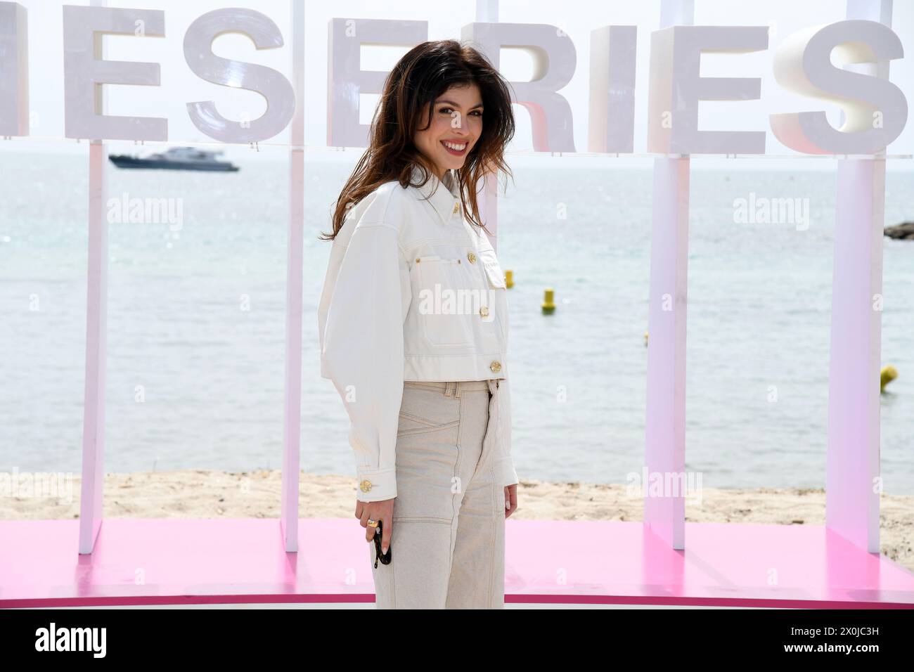 CANNES, FRANCE - APRIL 08: Leslie Medina attend the "Fiasco" Photocall ...