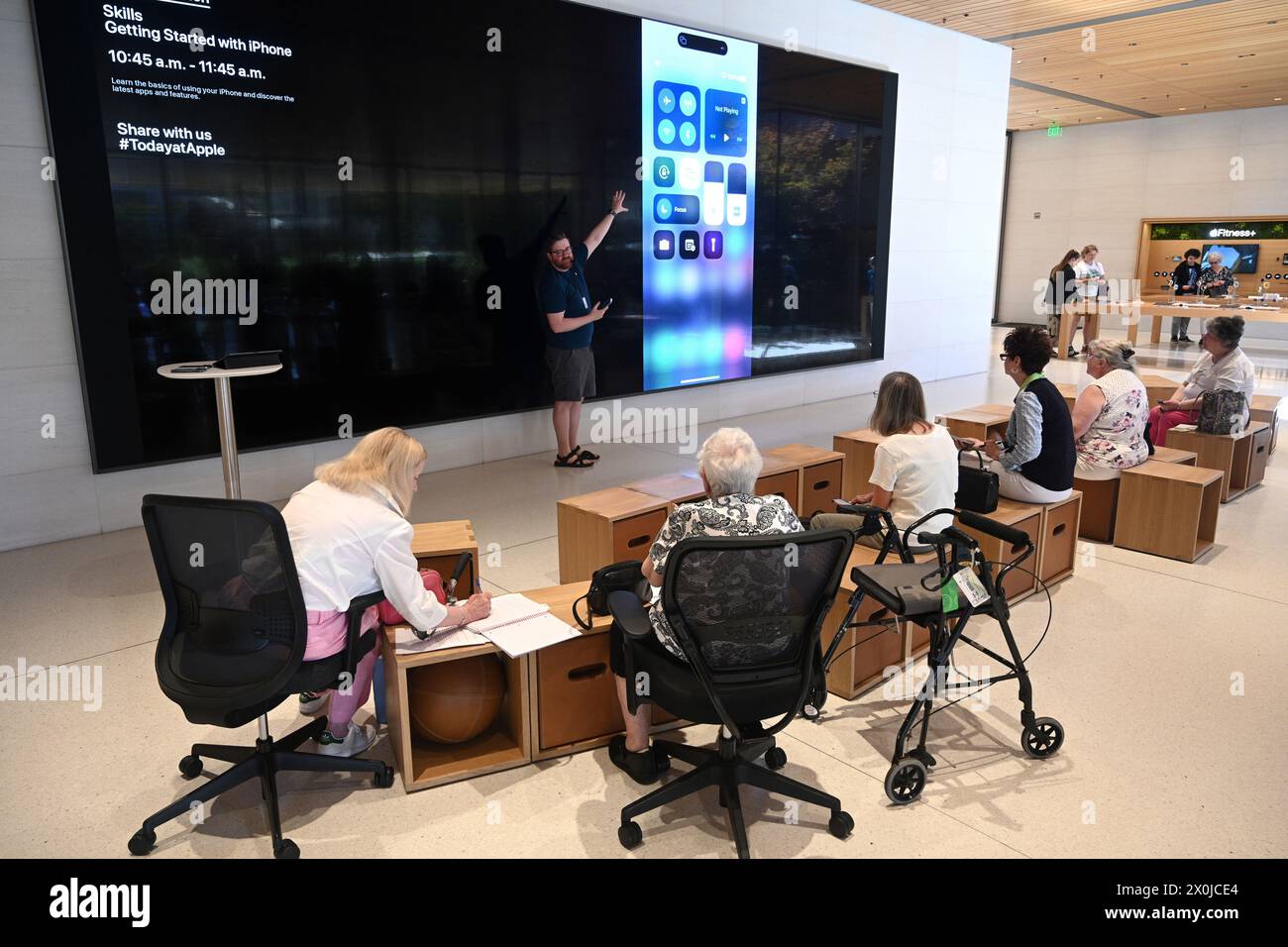 Seattle, WA, USA - August 4, 2023: Educational presentation for clients ...