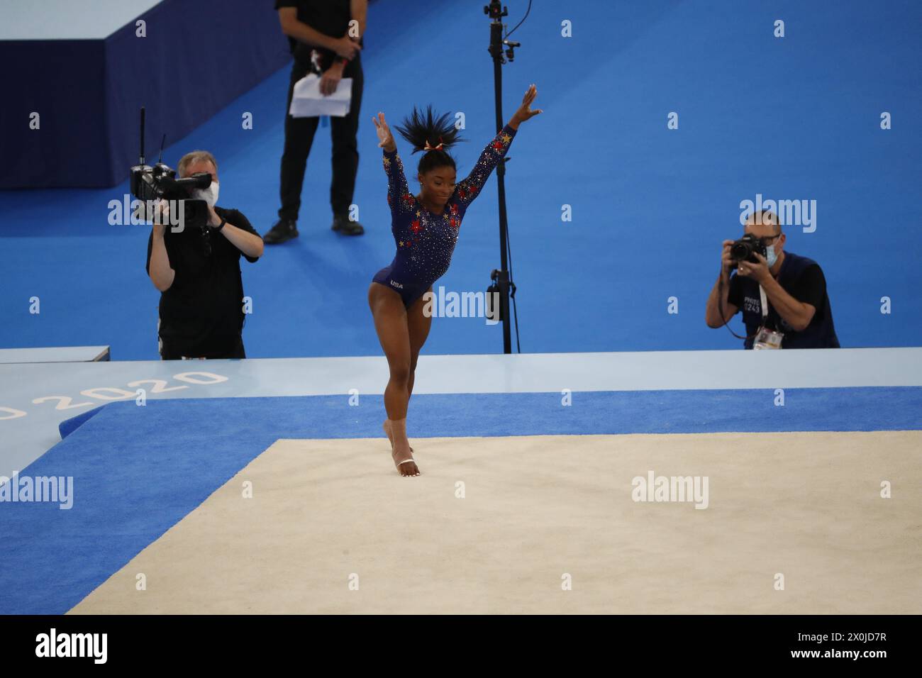 Tokyo-Japan, July 30, 2021, Olympic gymnast Simone Biles (United States ...