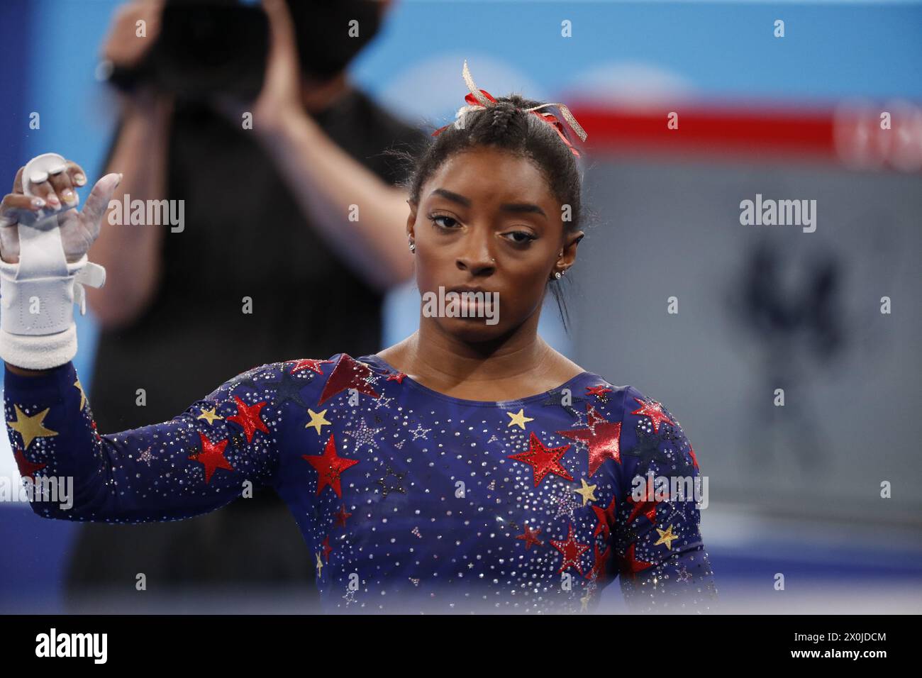 Tokyo-Japan, July 30, 2021, Olympic gymnast Simone Biles (United States ...
