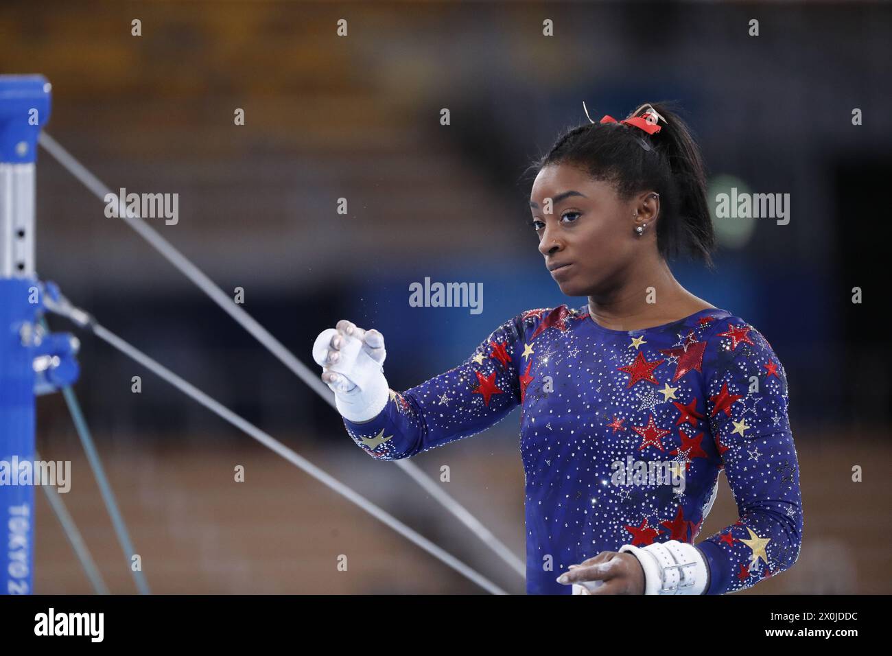 Tokyo-Japan, July 30, 2021, Olympic gymnast Simone Biles (United States ...