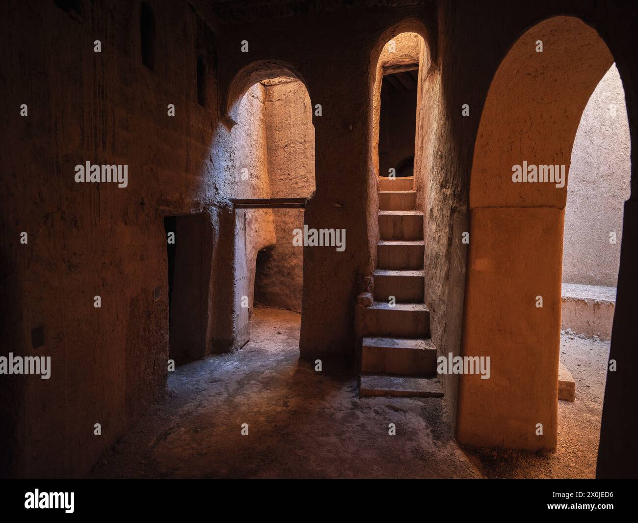 Oman, in the museum complex al Bilaad Historical Village in Manah Stock ...