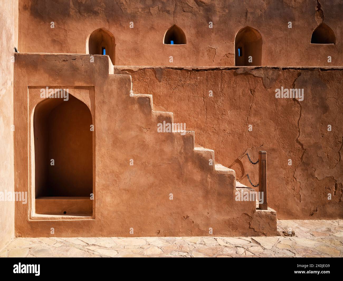 Oman, Jabrin, UNESCO World Heritage Site Jibreen Castle Stock Photo - Alamy