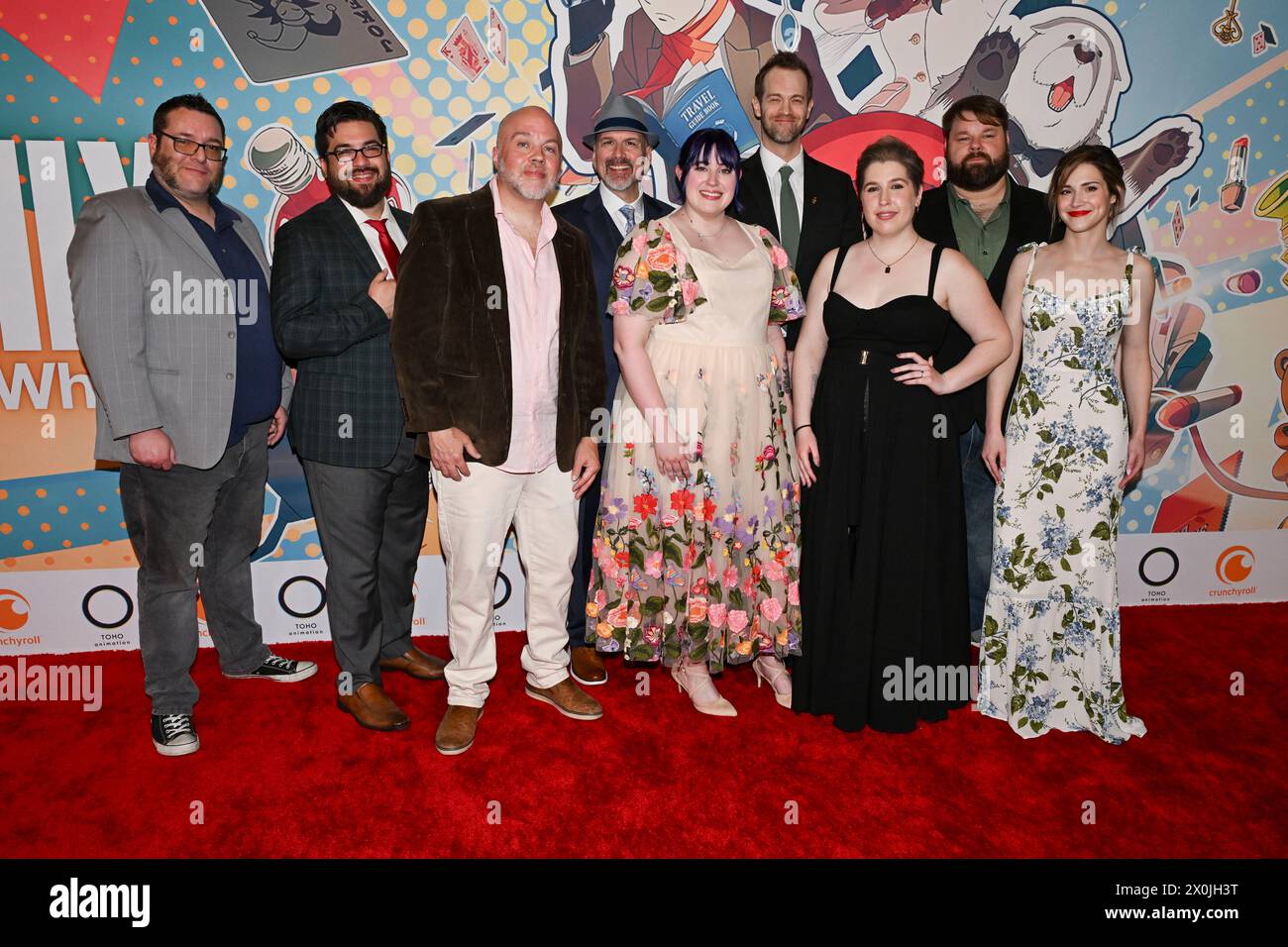 West Hollywood, California, USA. 11th Apr, 2024. (L-R) Tyson Rinehart ...