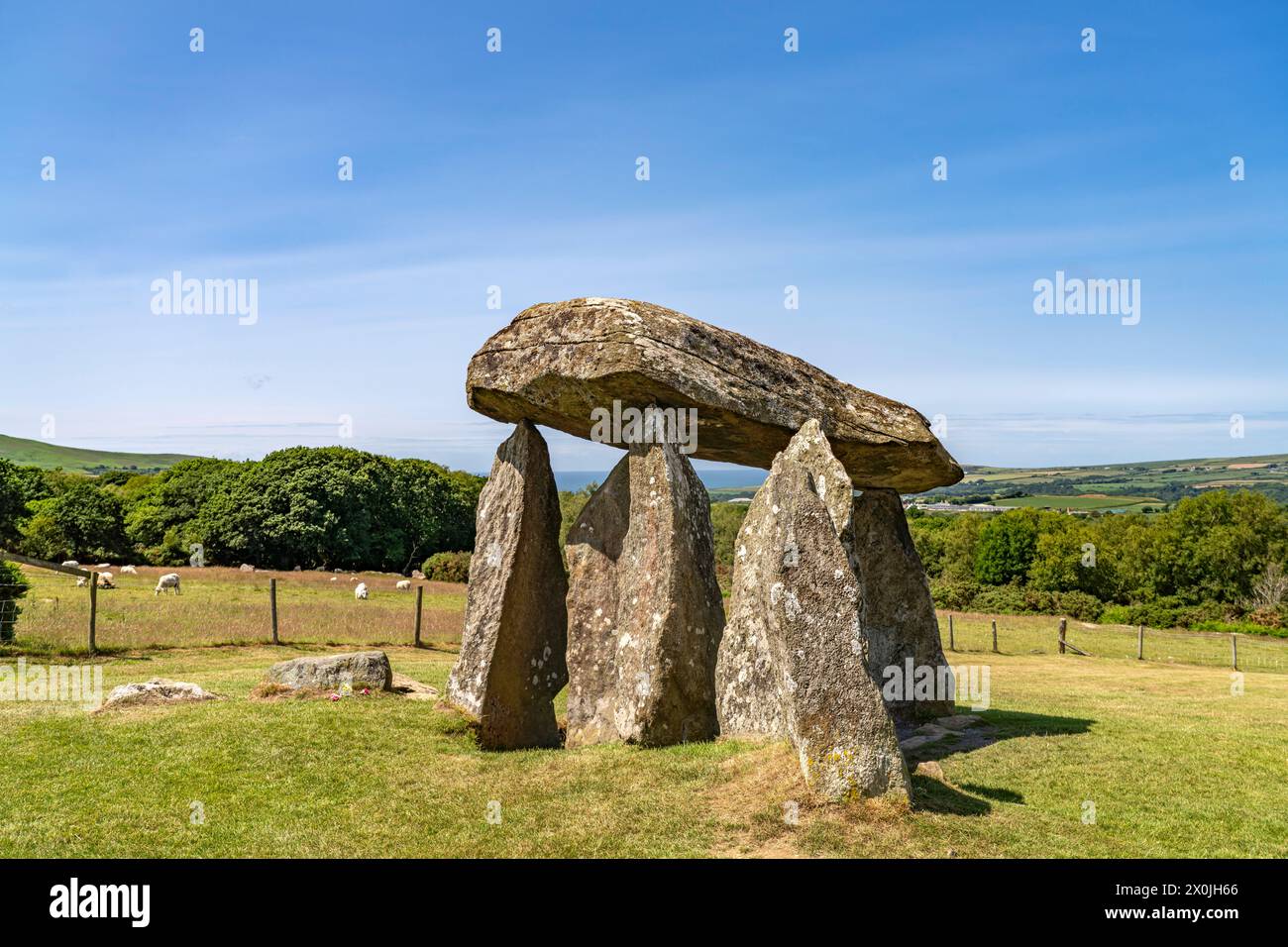 Megalithic portal tomb from the neolithic period hi-res stock ...