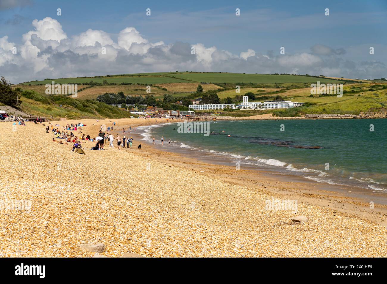 Overcombe beach in weymouth hi-res stock photography and images - Alamy