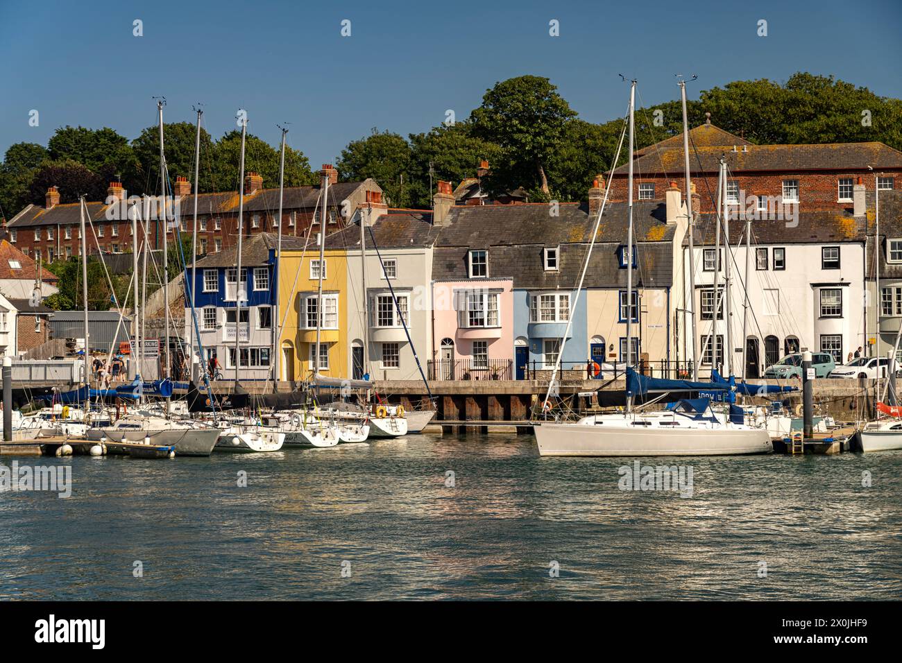 The Old Port in Weymouth, Dorset, England, Great Britain, Europe Stock ...