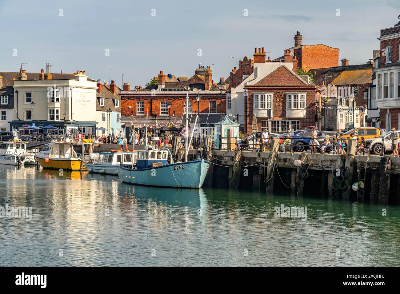 The Old Port in Weymouth, Dorset, England, Great Britain, Europe Stock ...