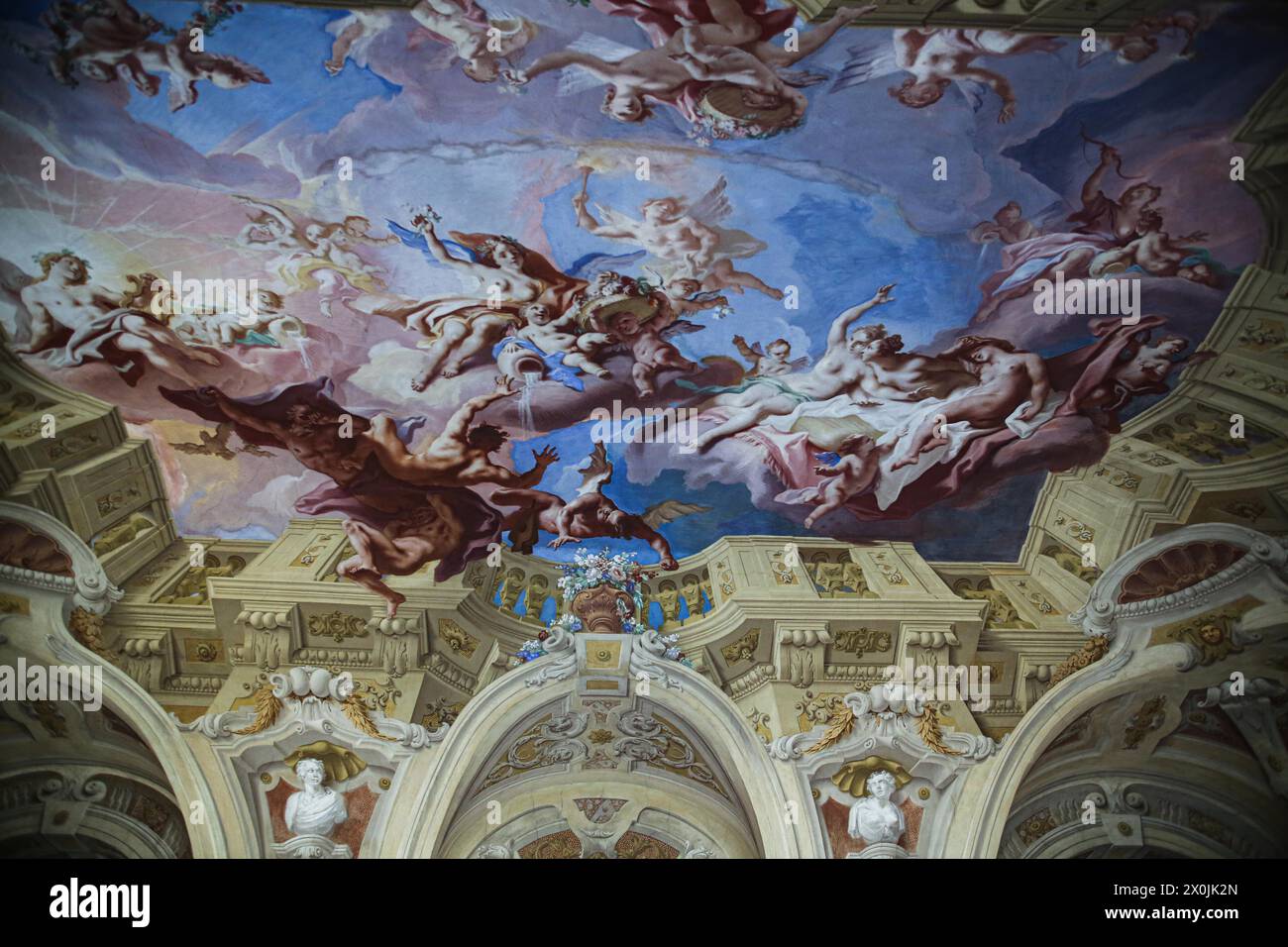 Upper belvedere palace inside hi-res stock photography and images - Alamy