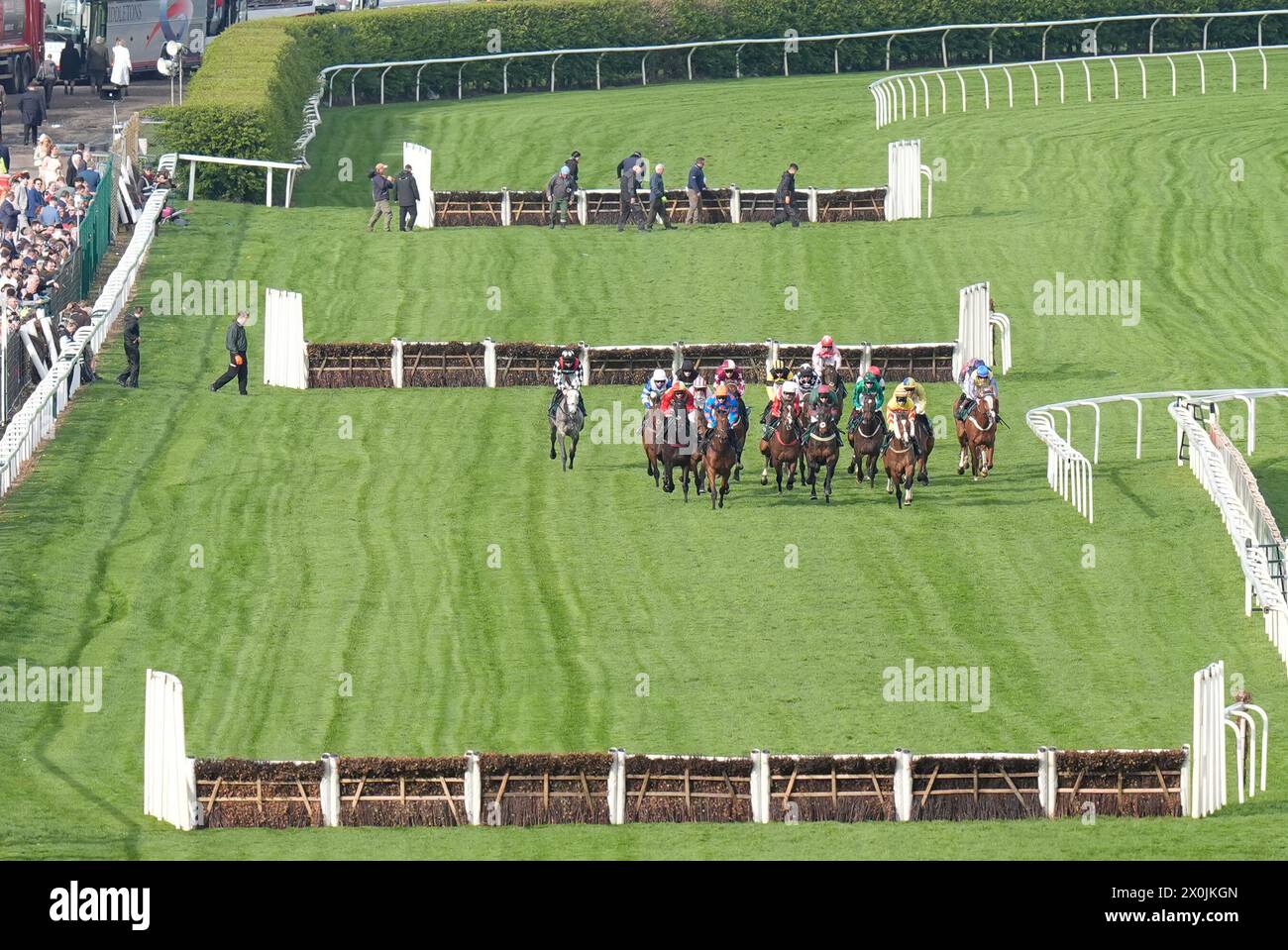 12th April 2024; Aintree Racecourse, Aintree, Merseyside, England: 2024 ...