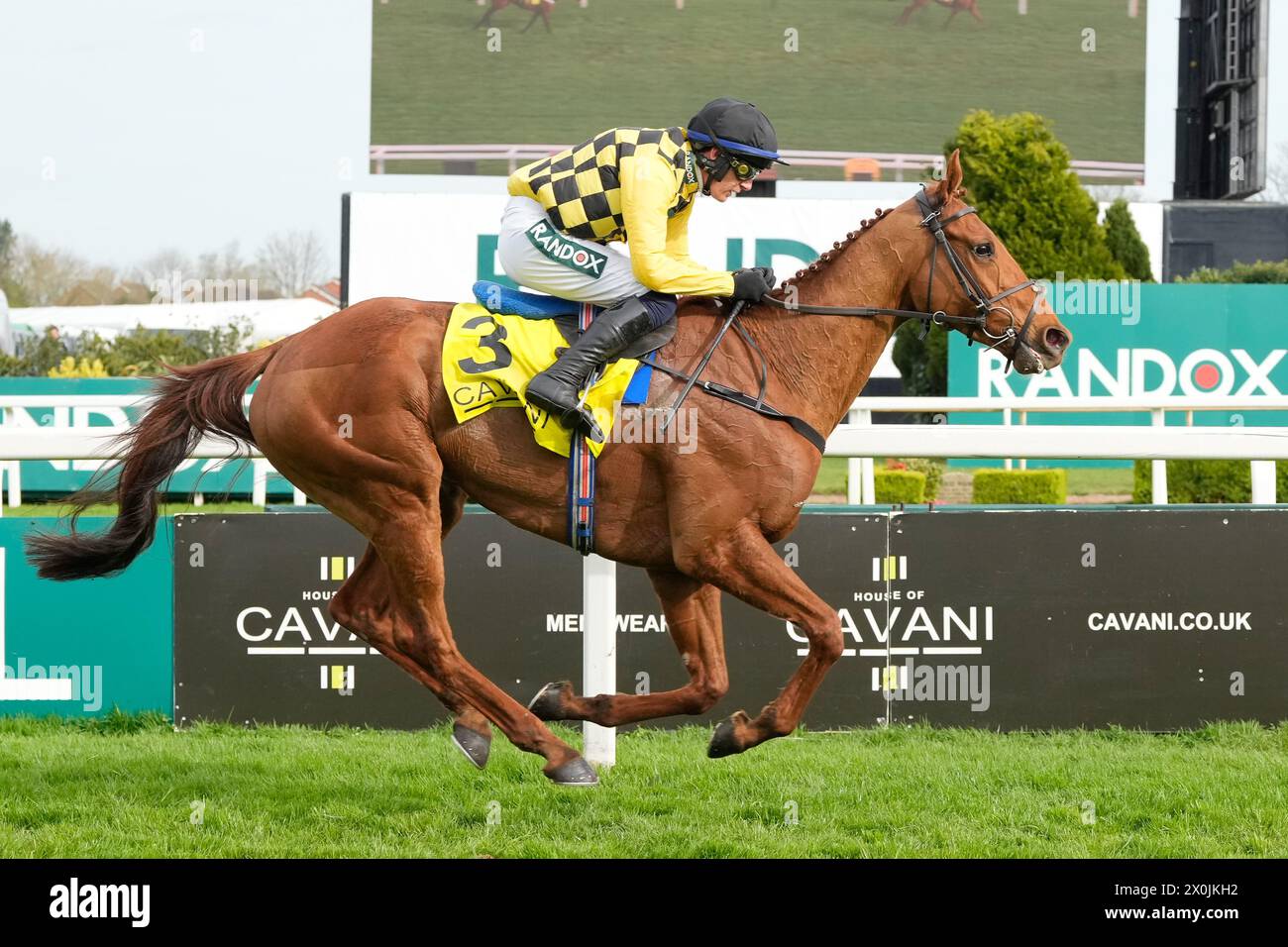 12th April 2024; Aintree Racecourse, Aintree, Merseyside, England: 2024 ...
