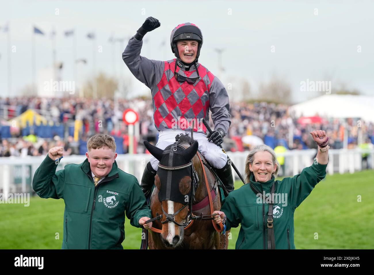 12th April 2024; Aintree Racecourse, Aintree, Merseyside, England: 2024 ...