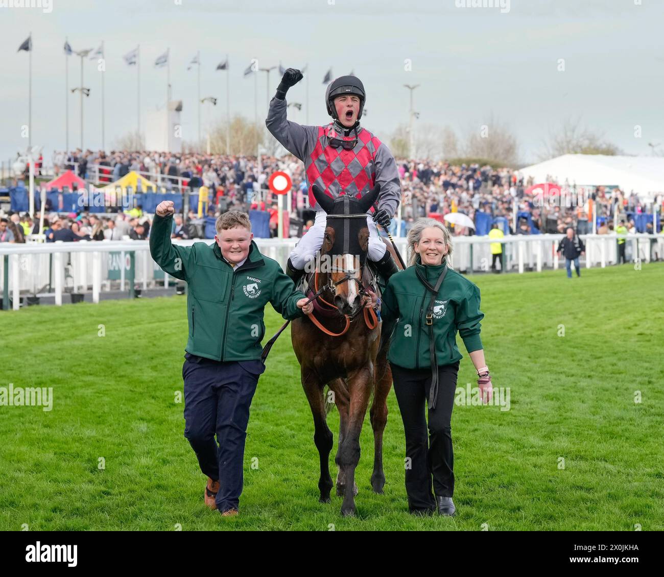 12th April 2024; Aintree Racecourse, Aintree, Merseyside, England: 2024 ...