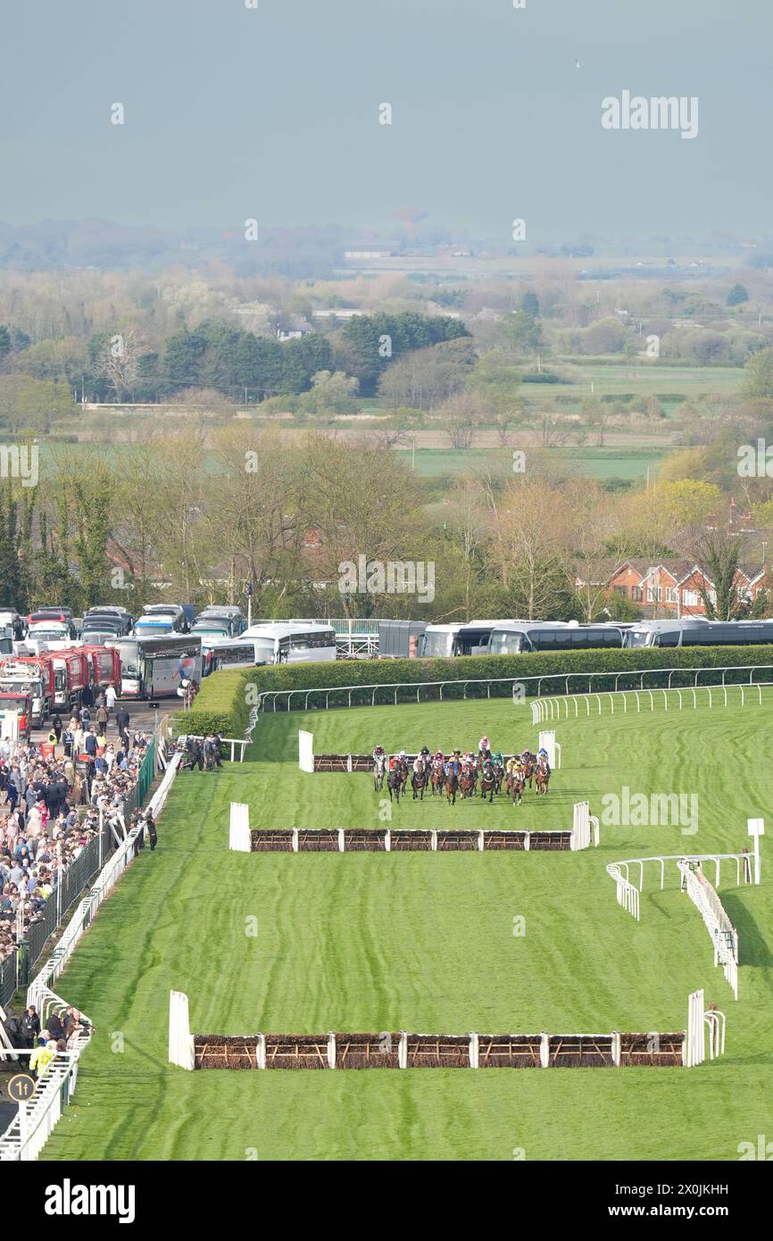 12th April 2024; Aintree Racecourse, Aintree, Merseyside, England: 2024 ...