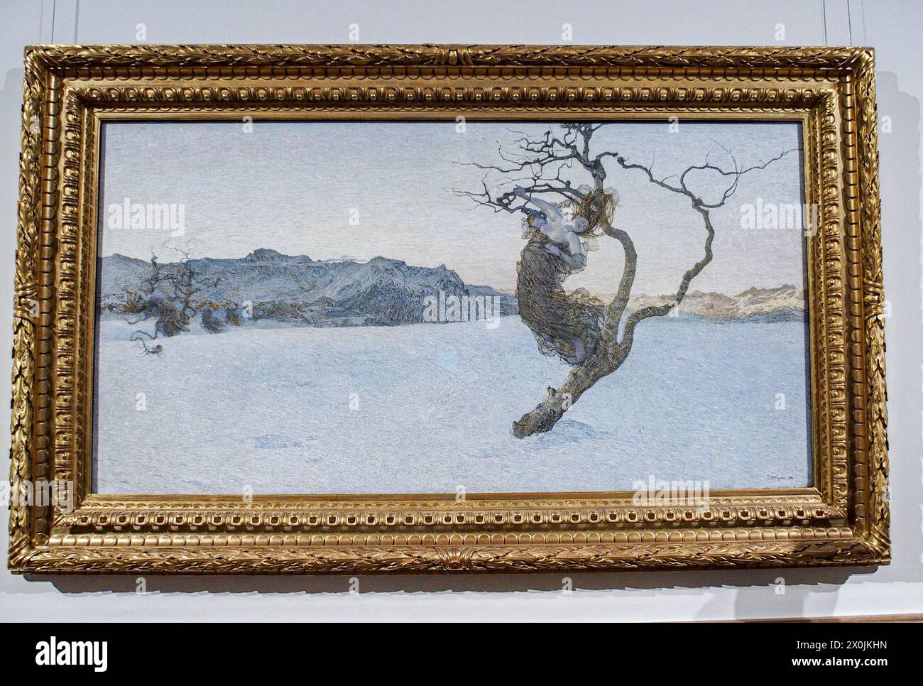 Vienna, Austria, Austria. 12th Apr, 2024. GIOVANNI SEGANTINI's painting ...