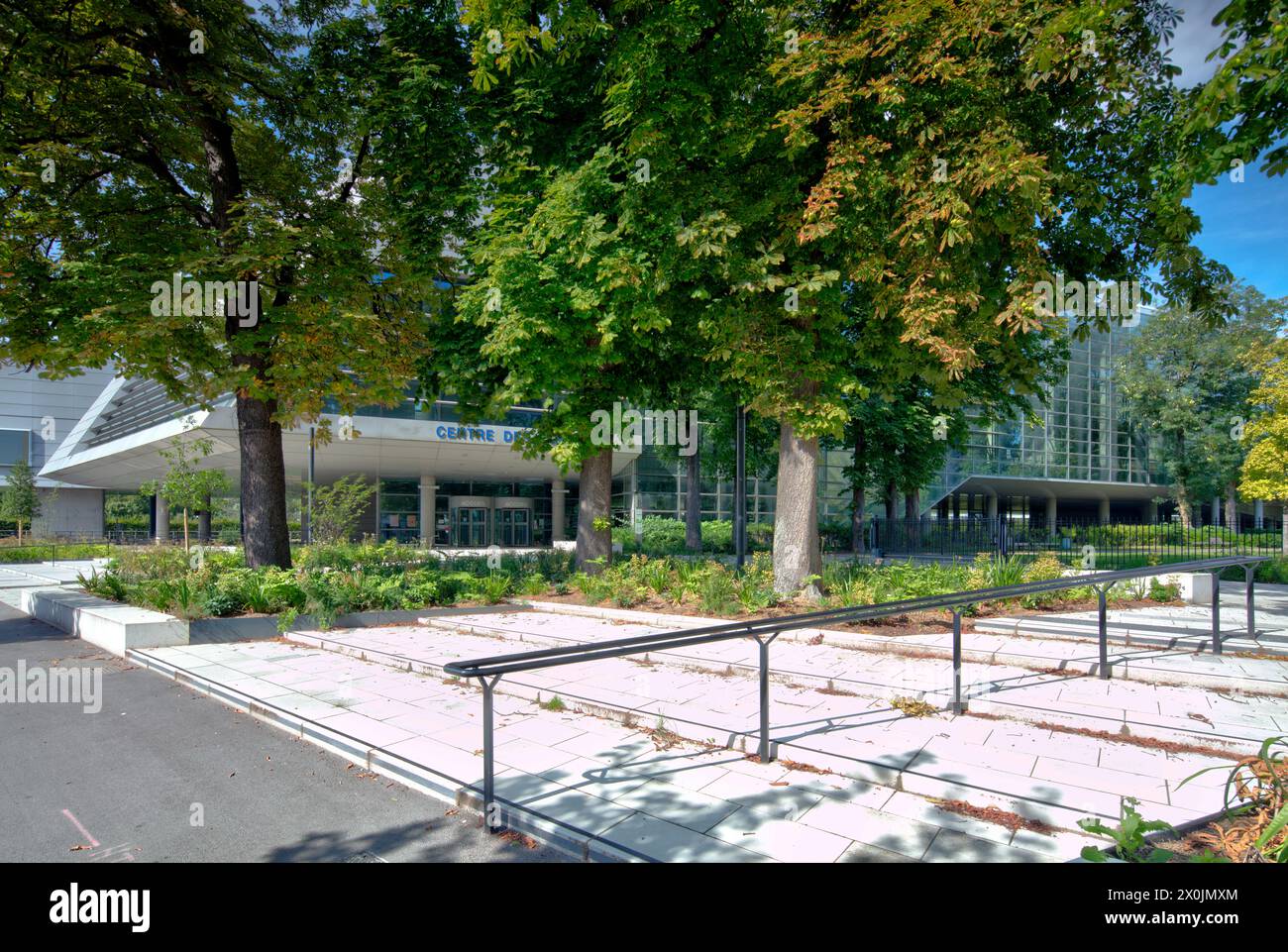 Congress center, Centre des Congres, house facade, facade, city tour ...