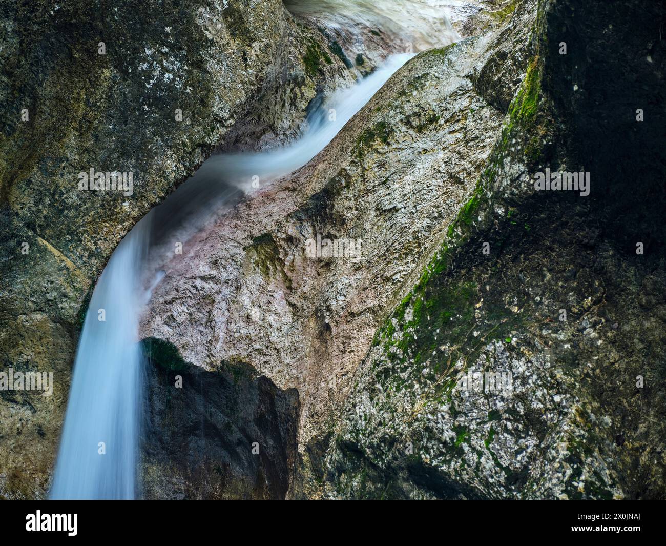 In the Almbachklamm gorge, Marktschellenberg Stock Photo - Alamy