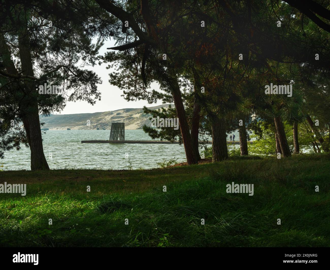 Walk along the Great Dune in Nida on the Curonian Spit, Lithuania Stock ...