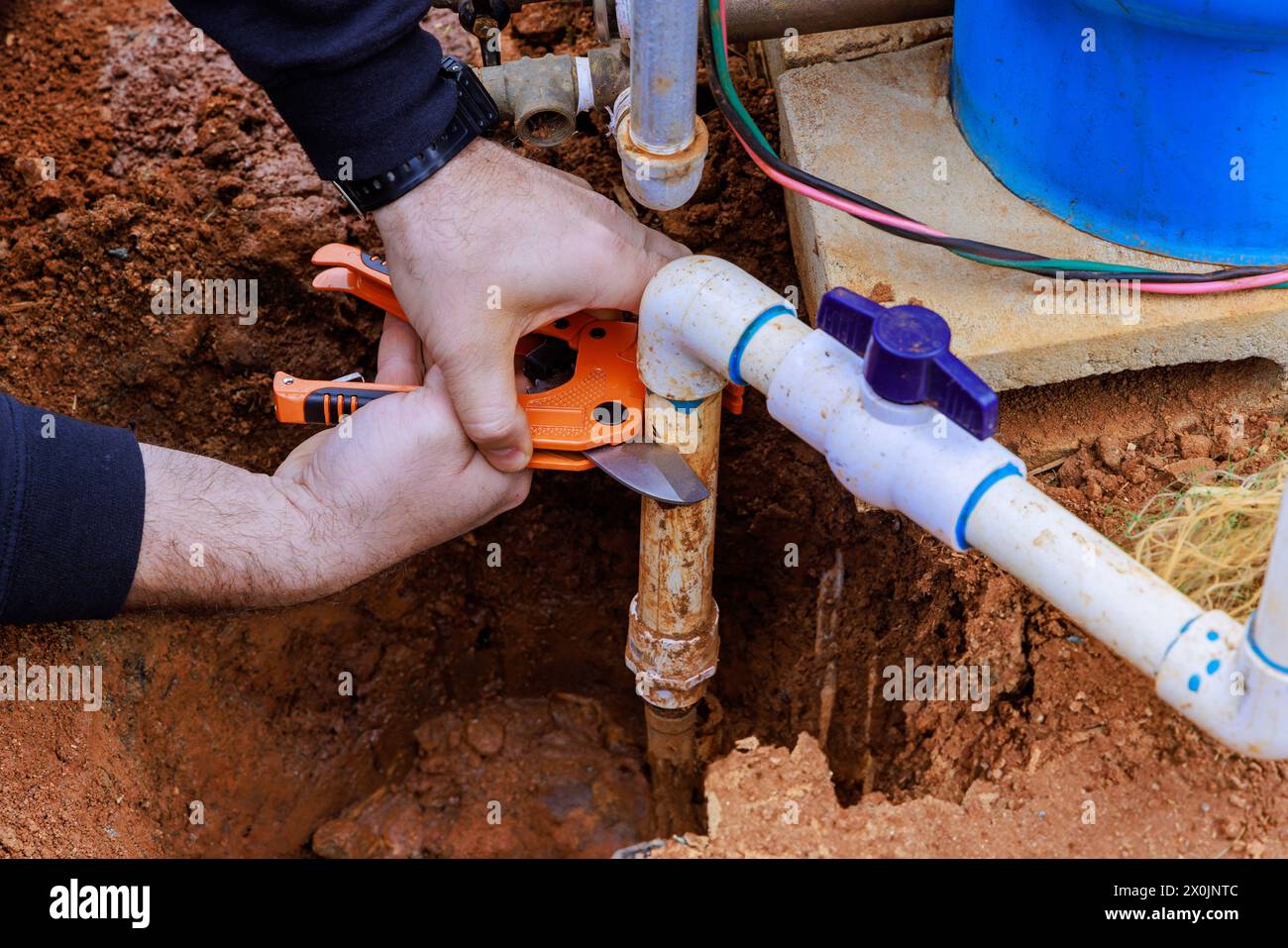 Pvc cutting techniques hi-res stock photography and images - Alamy