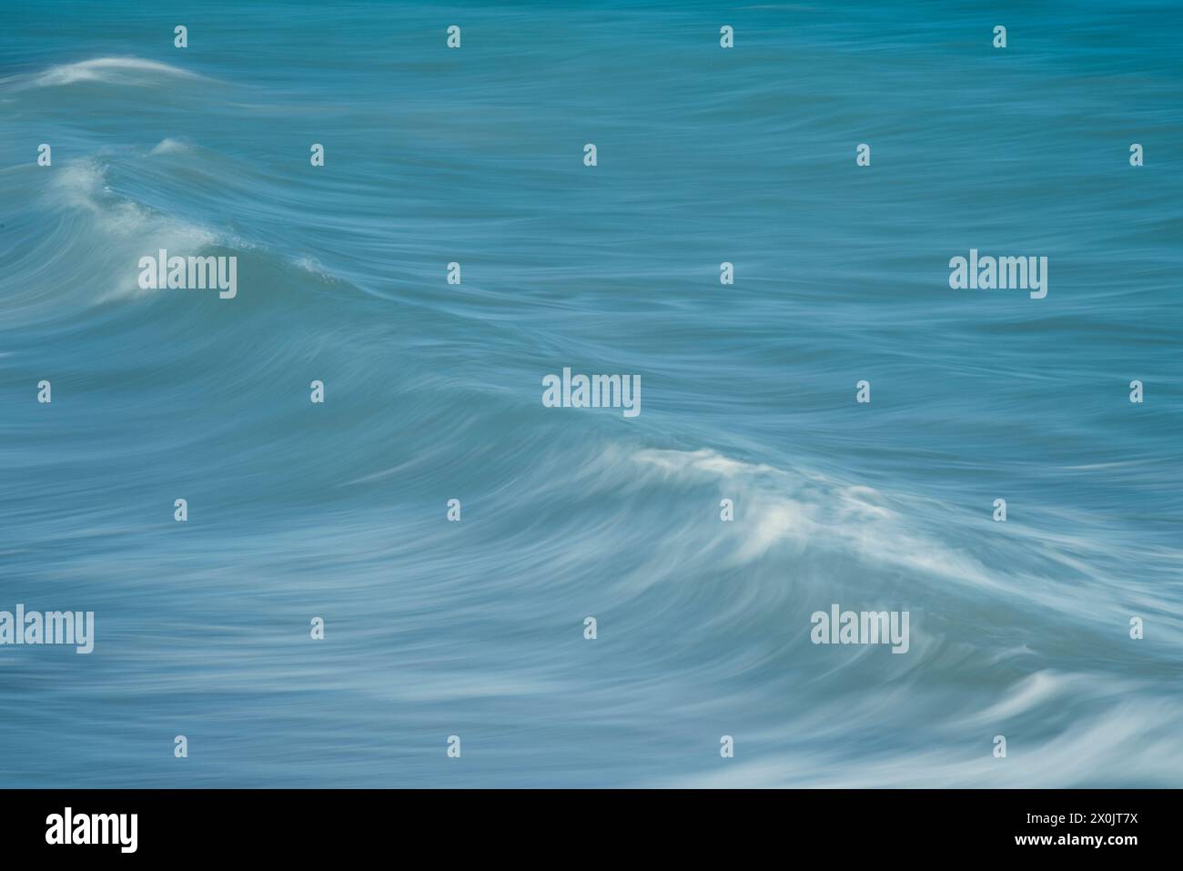 Baltic Sea in Denmark near Aarhus, photographed creatively with long ...