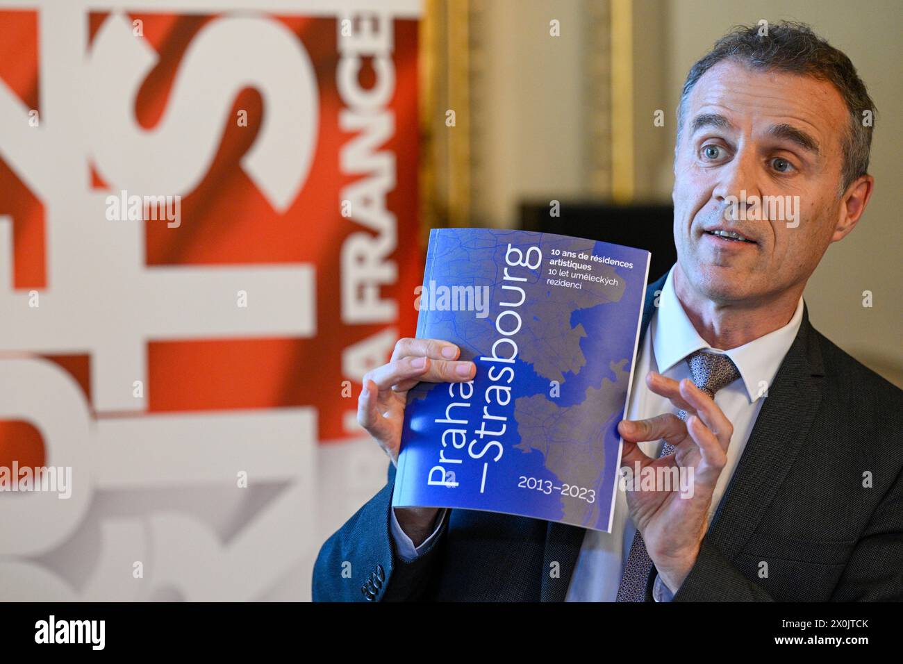 Prague, Czech Republic. 12th Apr, 2024. French Ambassador to the Czech ...