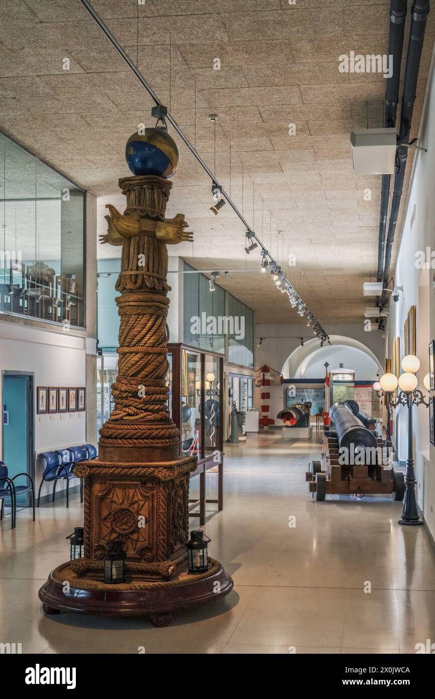 Rostral, column monument formerly erected as a war trophy for a naval ...