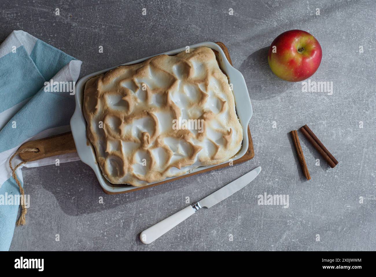 Typical slovak apple pie - zemlovka - made from pastries or christmas ...