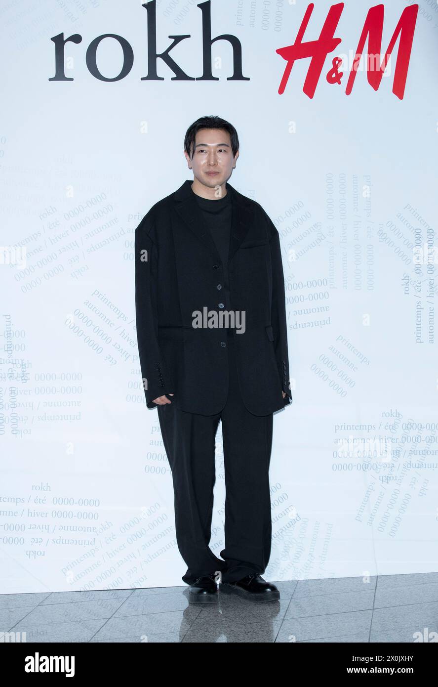 Seoul, South Korea. 12th Apr, 2024. rokh designer Hwang Rokh, attends a ...