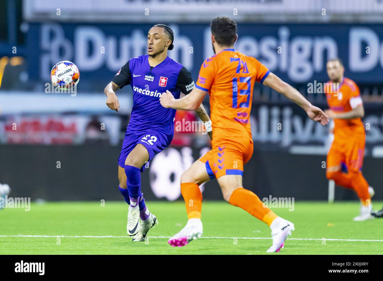 Emmen, Netherlands. 12th Apr, 2024. EMMEN, Stadium Oude Meerdijk, 12-04-2024, season 2023/2024 ...