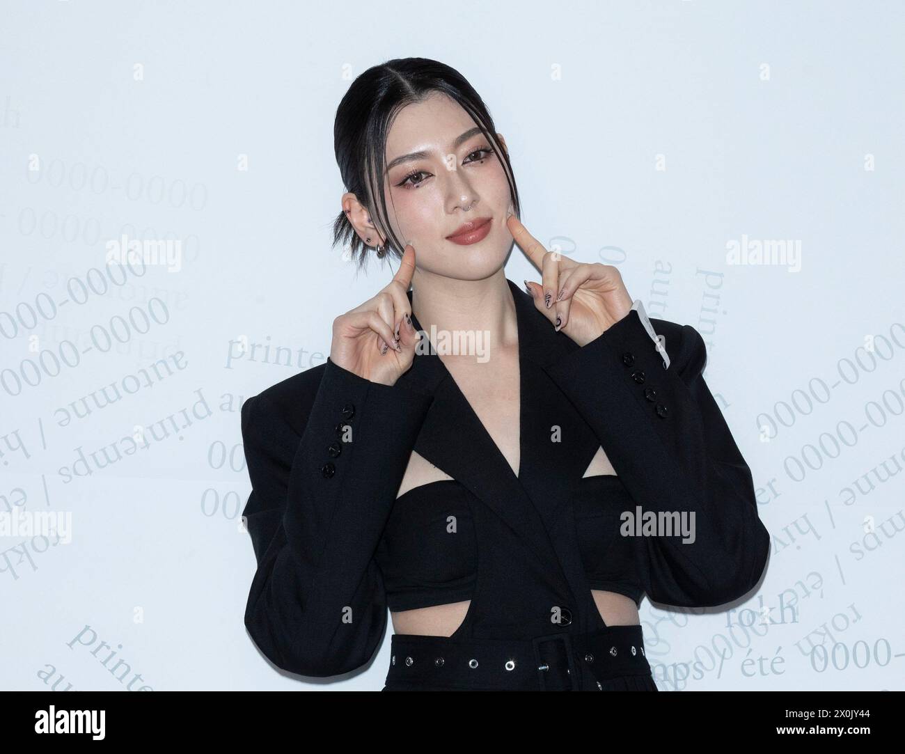 Seoul, South Korea. 12th Apr, 2024. Japanese actress and model Ayaka Miyoshi, attends a ...