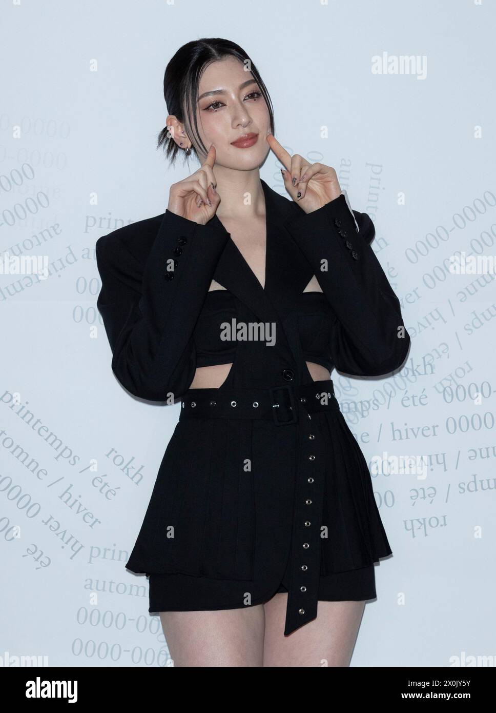 Seoul, South Korea. 12th Apr, 2024. Japanese actress and model Ayaka Miyoshi, attends a ...