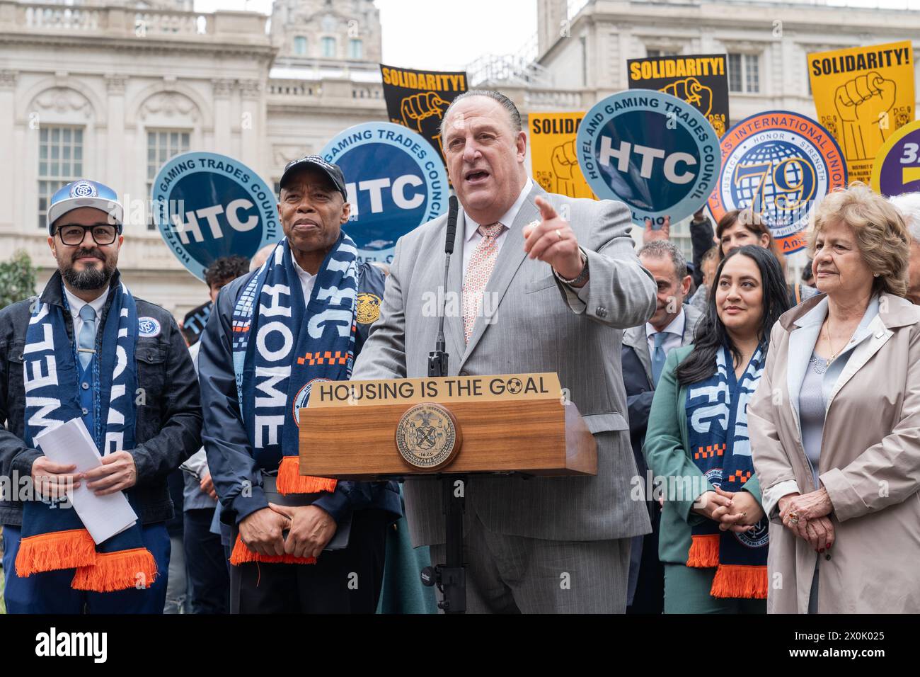 Gary LaBarbera, President of Building and Construction Trades Council ...