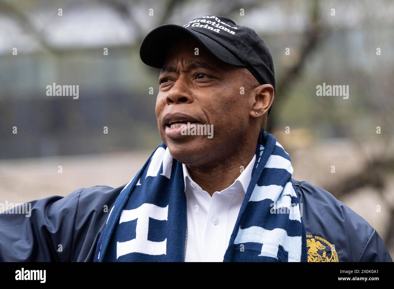 New York, New York, USA. 11th Apr, 2024. Mayor Eric Adams celebrates ...
