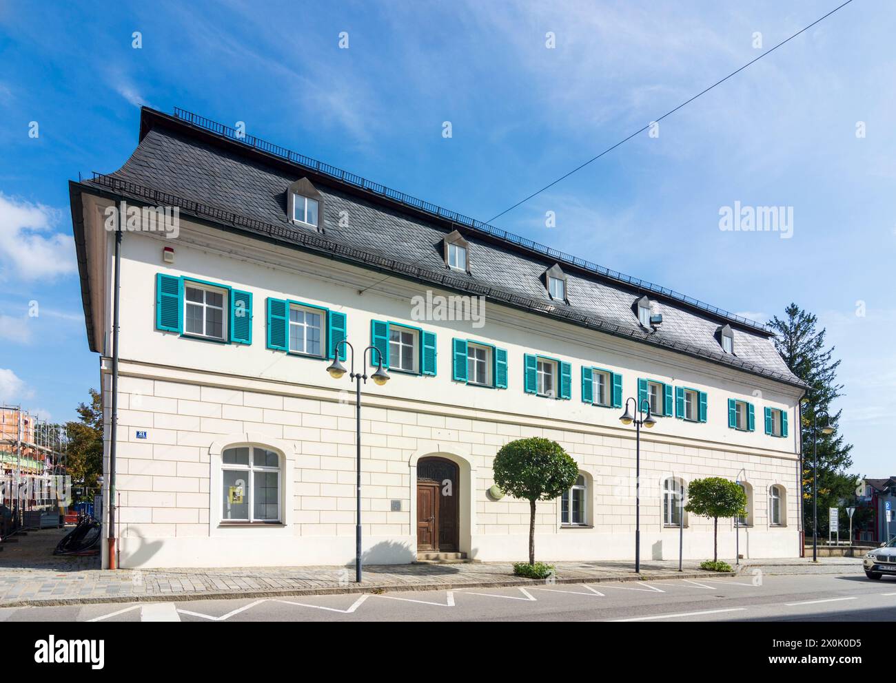 Former rent office and current local museum hi-res stock photography ...