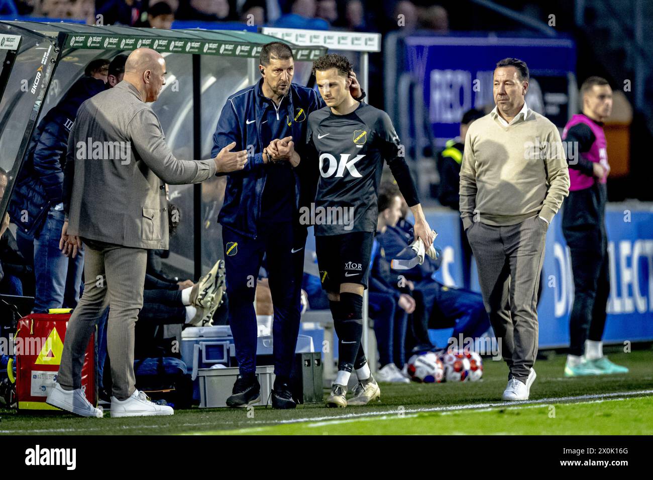 BREDA, Netherlands. 12th Apr, 2024. football, Rat Verlegh stadium ...