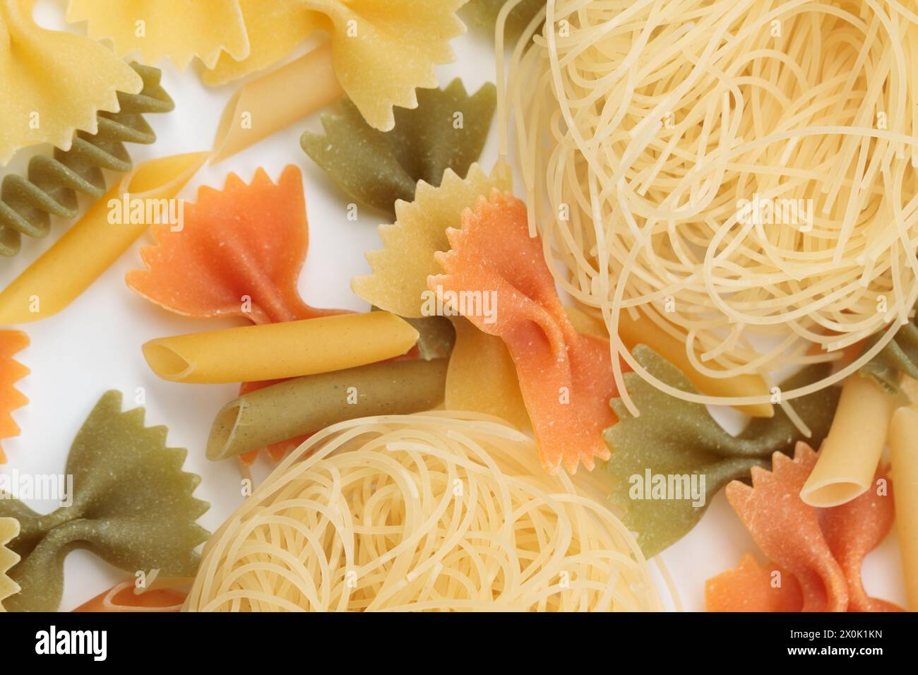 Different types pasta macro hi-res stock photography and images - Alamy