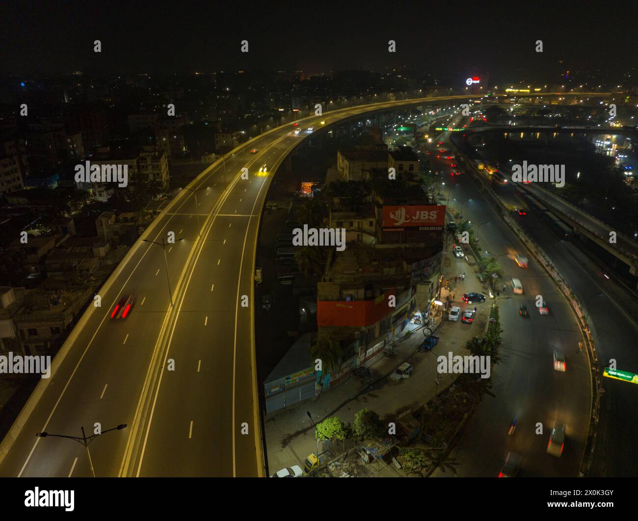 Dhaka, Bangladesh, 11 April, 2024: Dhaka Elevated Expressway is ...