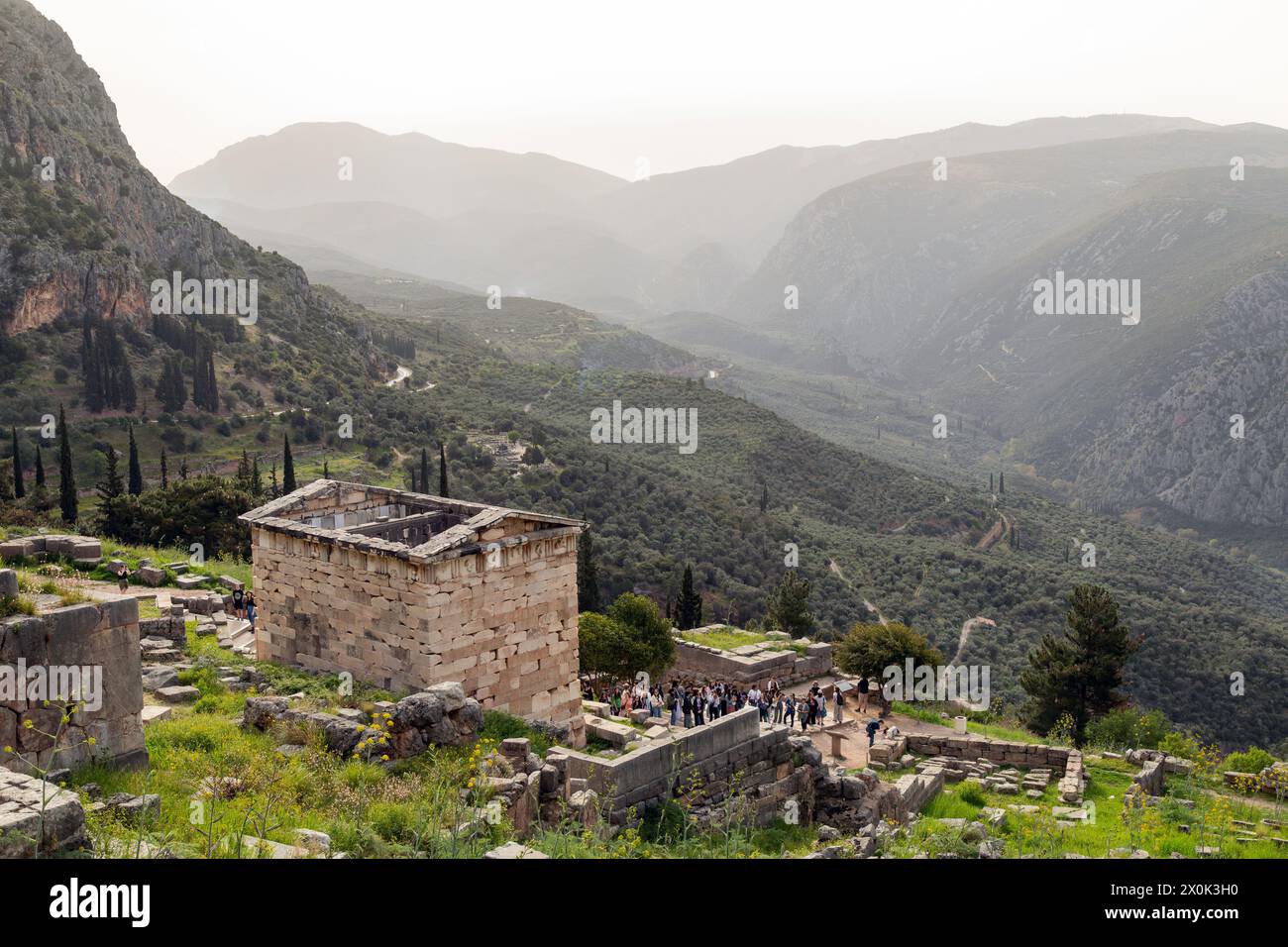 Ancient Delphi, Thessaly, Greece Stock Photo - Alamy