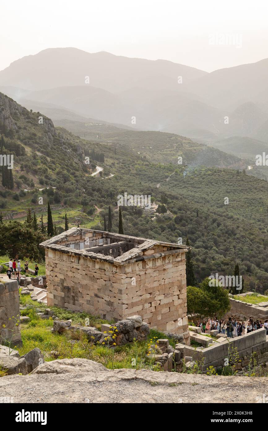 Ancient Delphi, Thessaly, Greece Stock Photo - Alamy