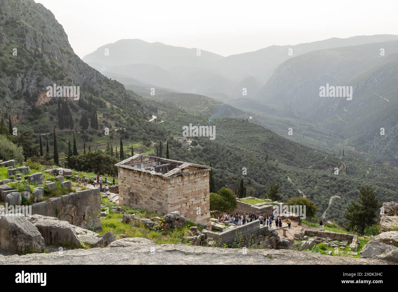 Ancient Delphi, Thessaly, Greece Stock Photo - Alamy