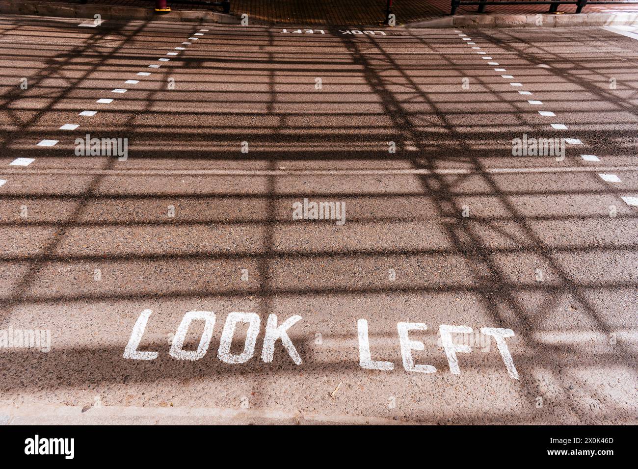 Driving in Gibraltar. People drive on the right-hand side of the road ...