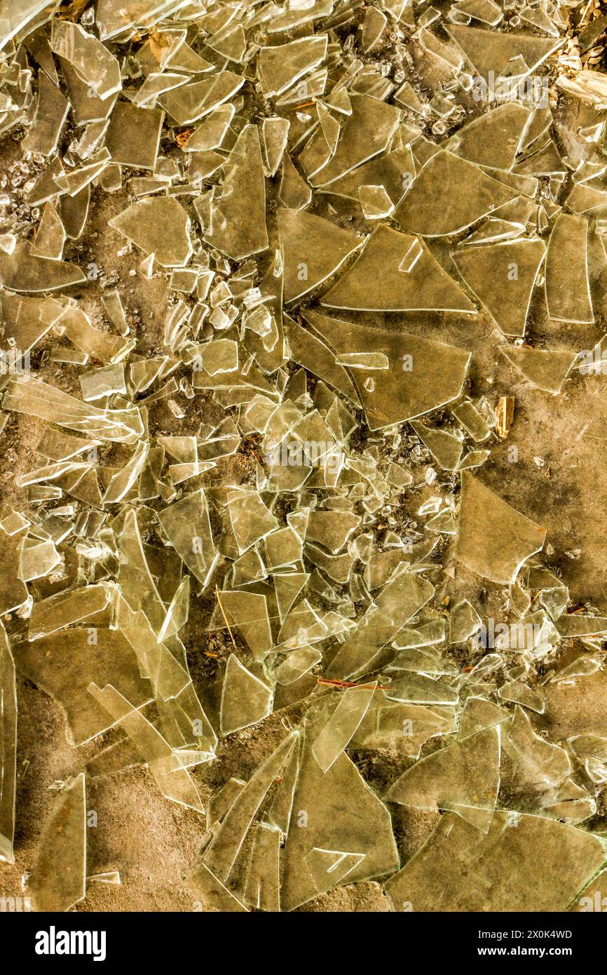 Dive into the fractured world of shattered glass with this mesmerizing ...